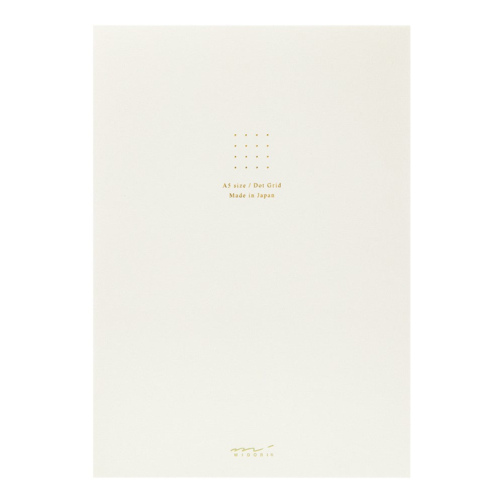 Midori Soft Color Paper Pad - A5 - Dot Grid - White – Write Love