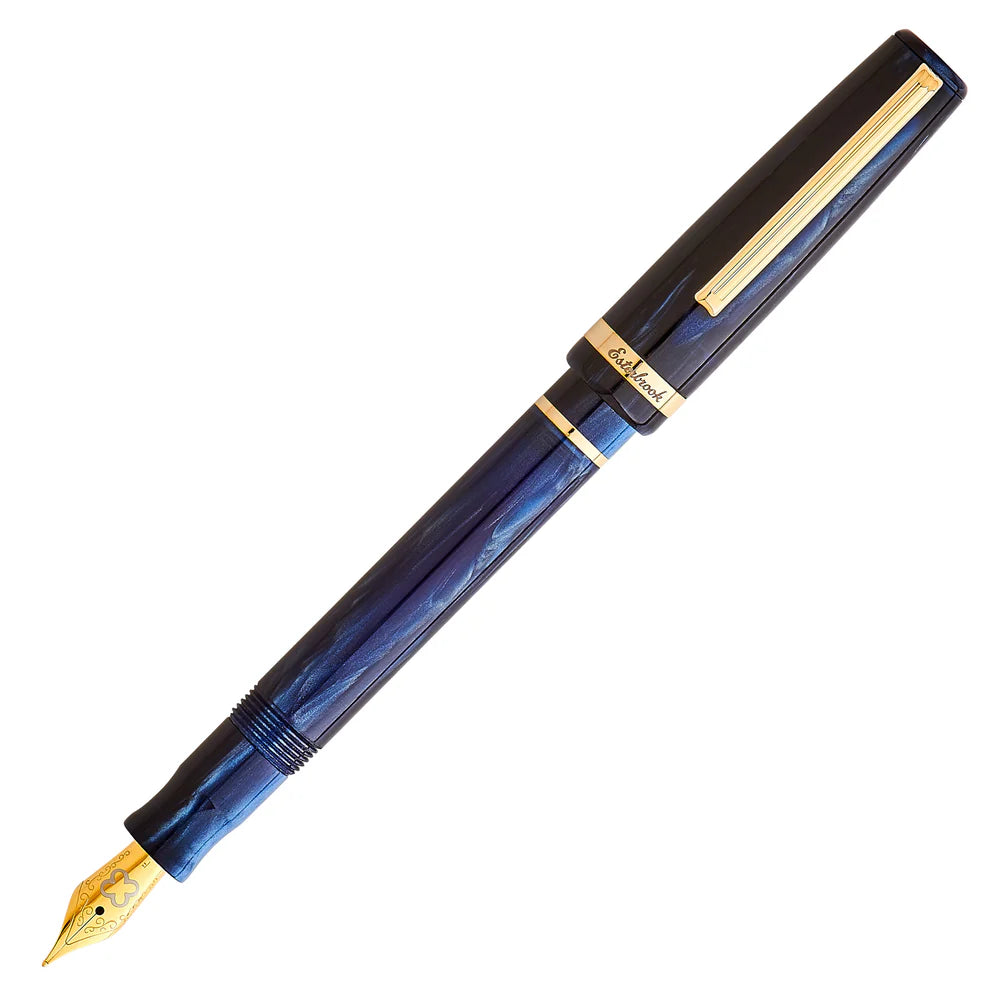 Esterbrook JR Pocket Fountain Pen - Capri Blue with Gold Trim – Write Love